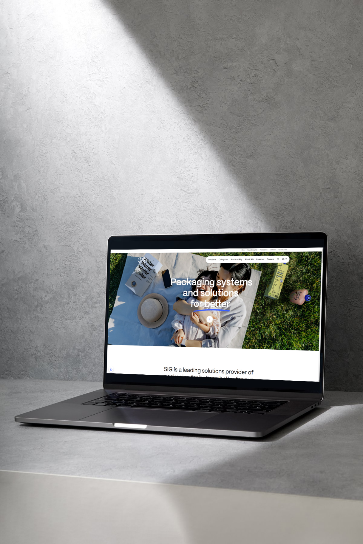 SIG Website project | SolutionLab